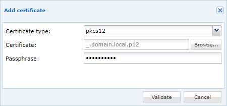 Configurer un certificat Web - Systancia Docs