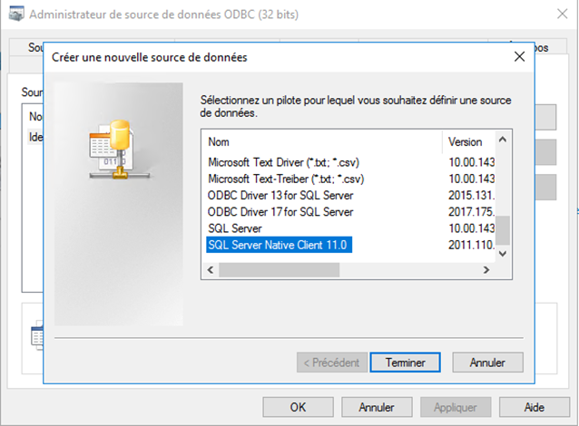 Configuration du connecteur ODBC - Systancia Docs