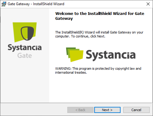 Installation d'une Edge Gateway Windows - Systancia Docs