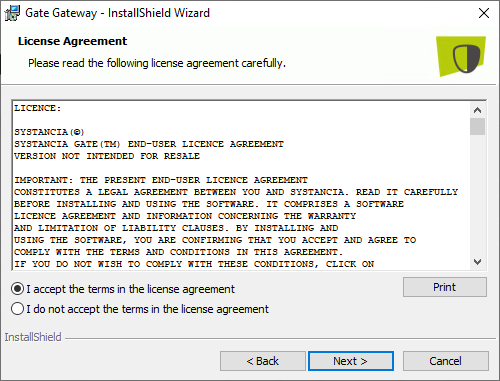 Installation d'une Edge Gateway Windows - Systancia Docs